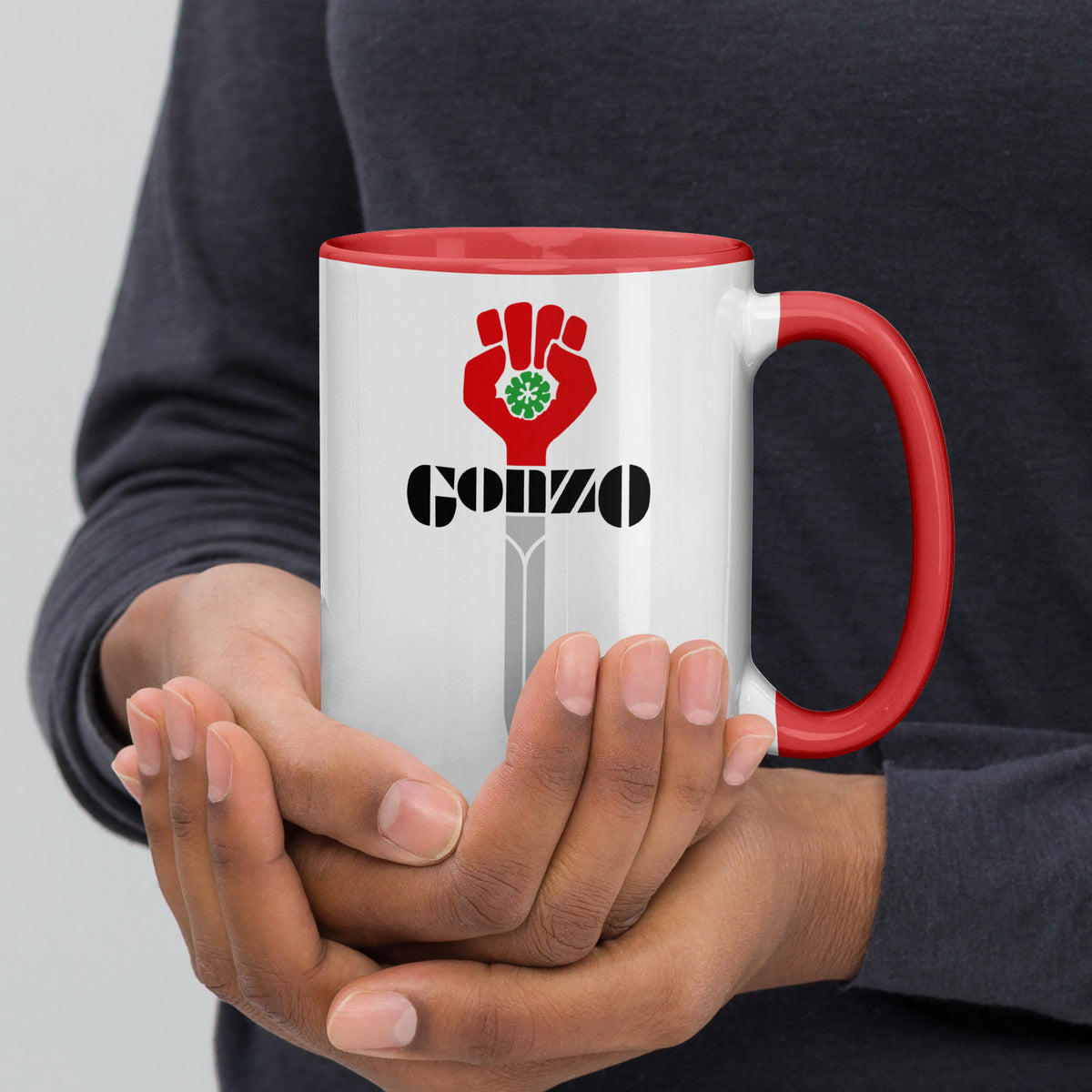 Gonzo Logo Two-Tone Mug – Official Hunter S. Thompson Gonzo Store